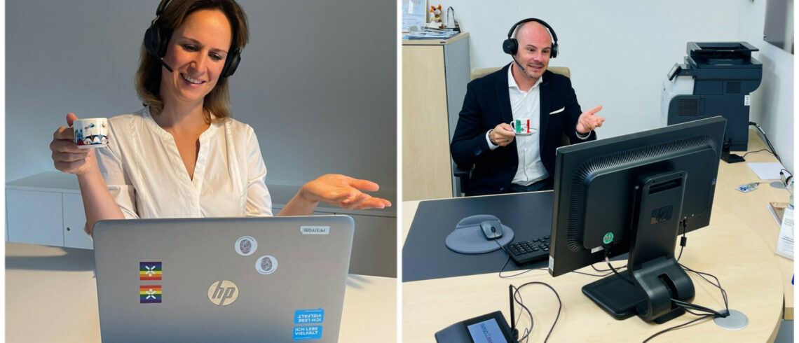 Ein Espresso mit … Julia Strycker und Emmanuel Kassis - voilà